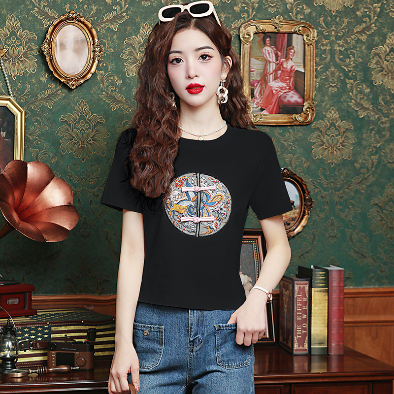 PF49#短袖女装新款简约休闲T恤修身上衣_T恤_女装批发-夏款_女装批发|台灣服飾批發|马来西亚服饰批发|台灣女裝批發|日韓服飾批发|台灣男 ...